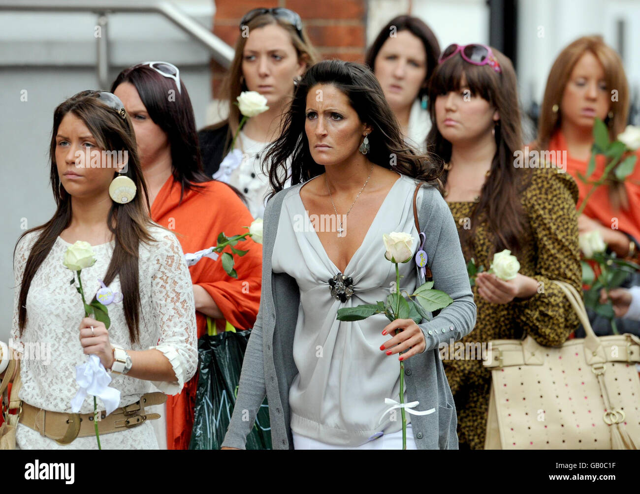 Ben Kinsella funeral Stock Photo - Alamy