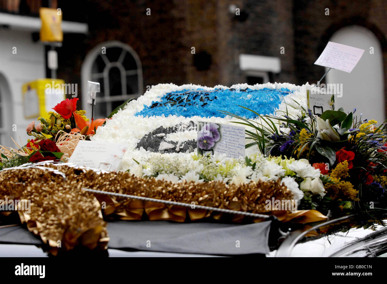 Ben Kinsella funeral Stock Photo - Alamy