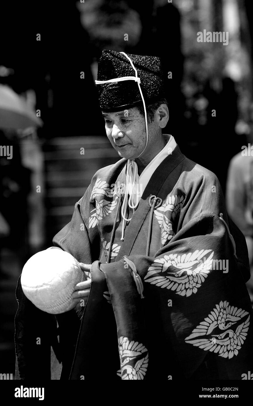 The kemari ball Black and White Stock Photos & Images - Alamy