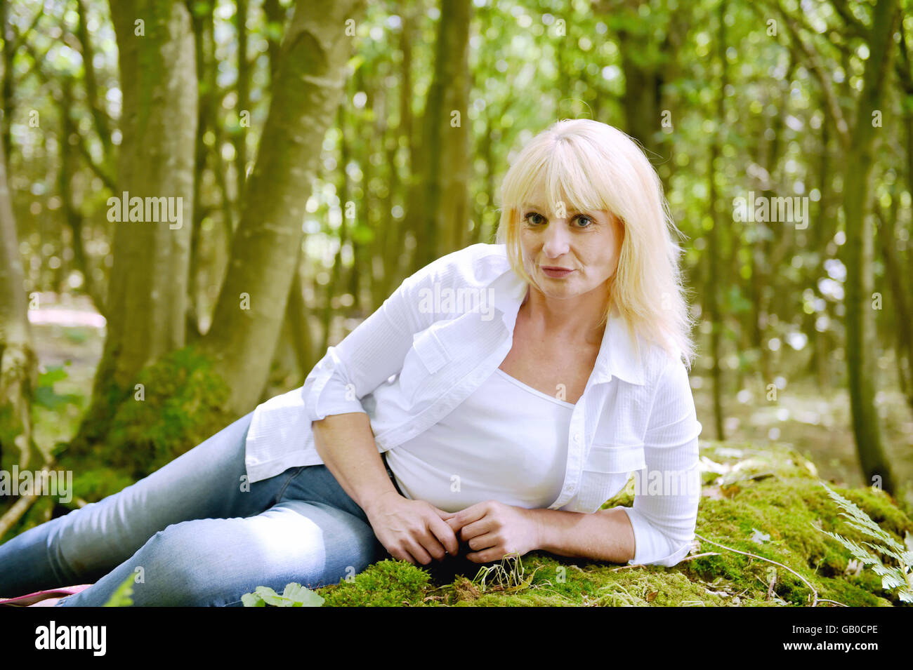 Natural woman 40s hi-res stock photography and images - Alamy