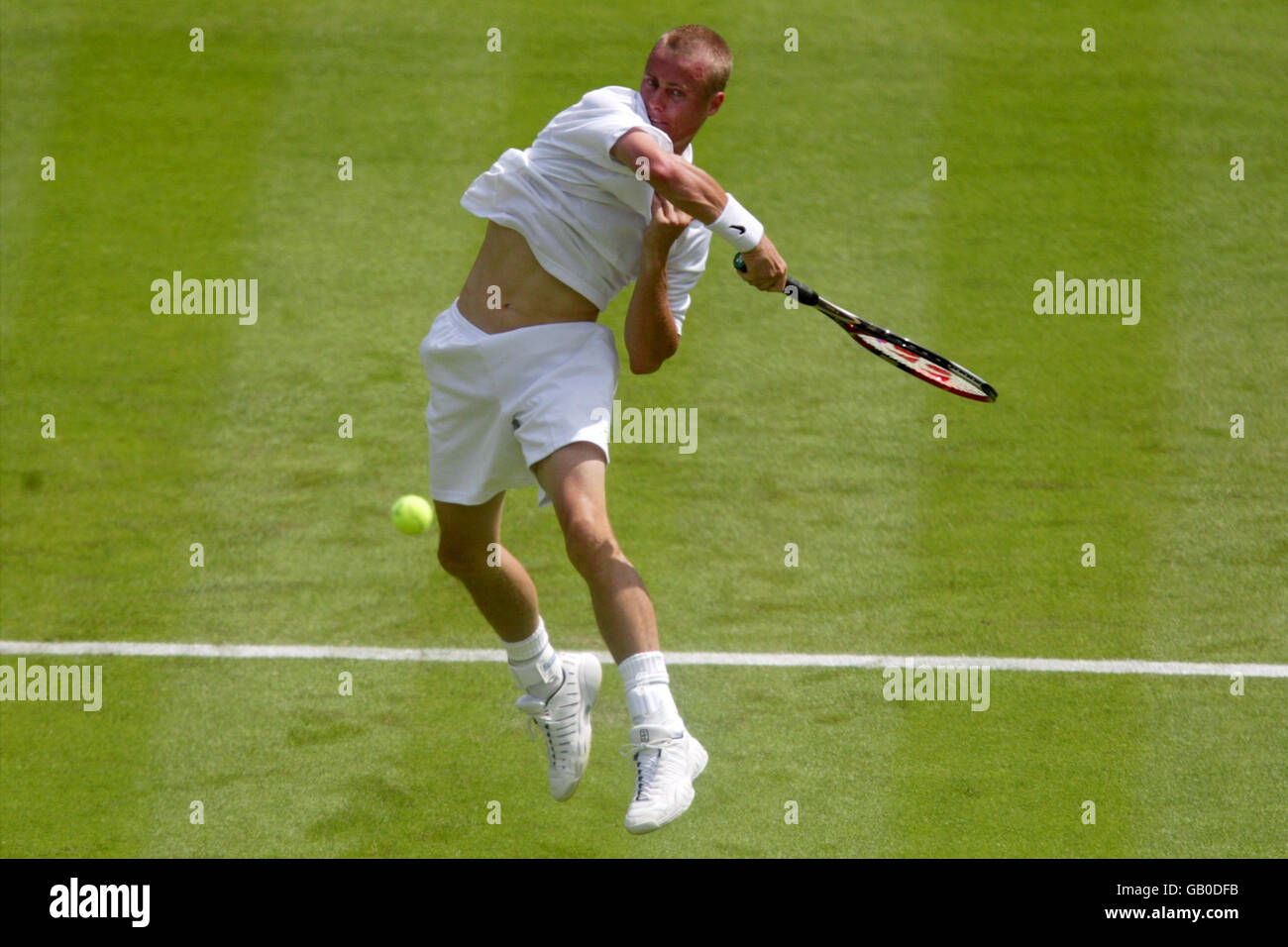 Tennis - Wimbledon 2003 - Men's First Round - Lleyton Hewitt v Ivo ...