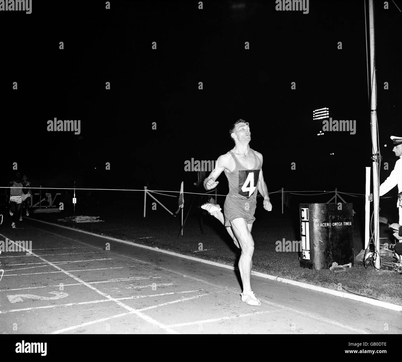 Athletics - International Floodlit Meet - White City. Peter Snell ...