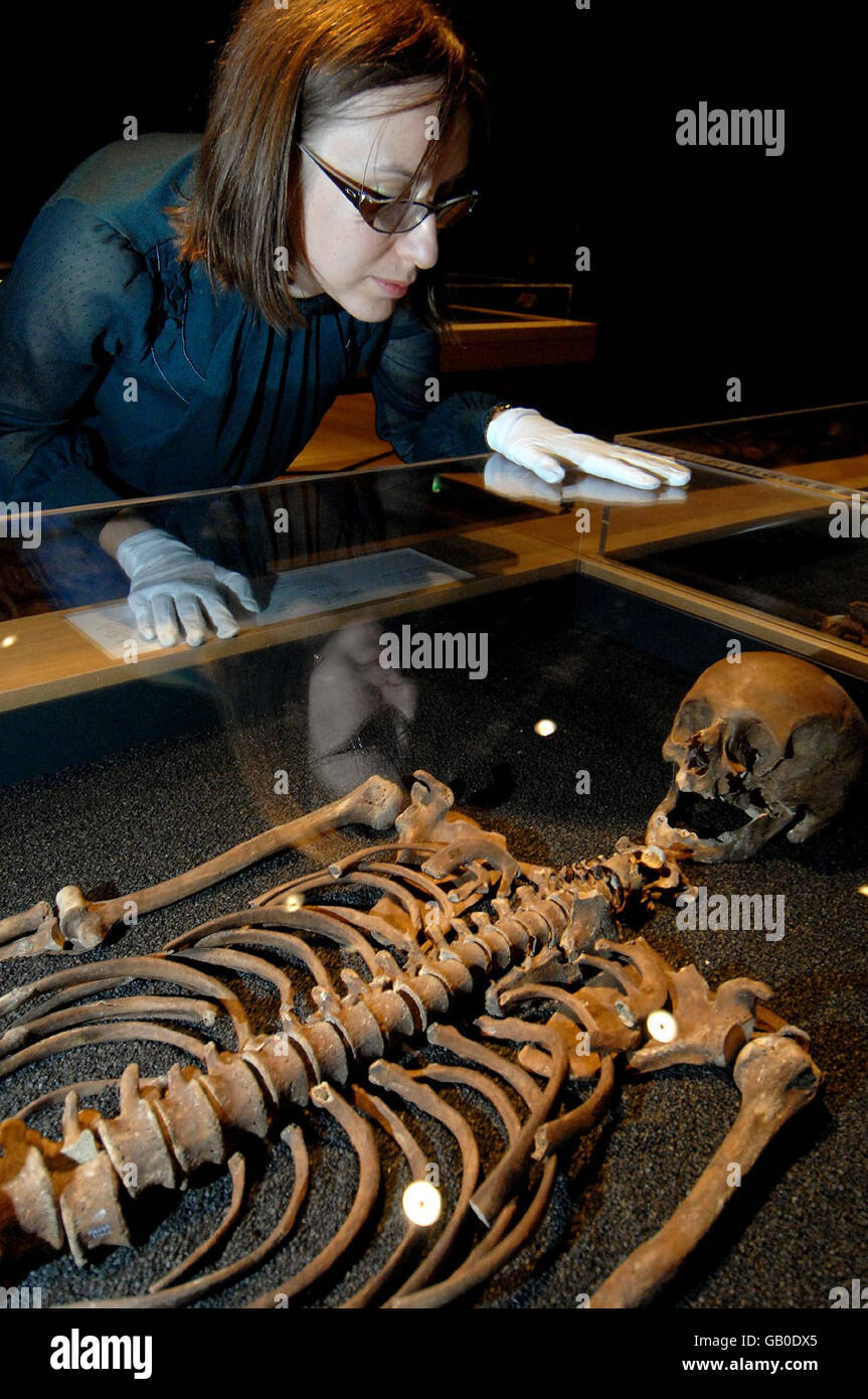 London's Buried Bones exhibition Stock Photo - Alamy