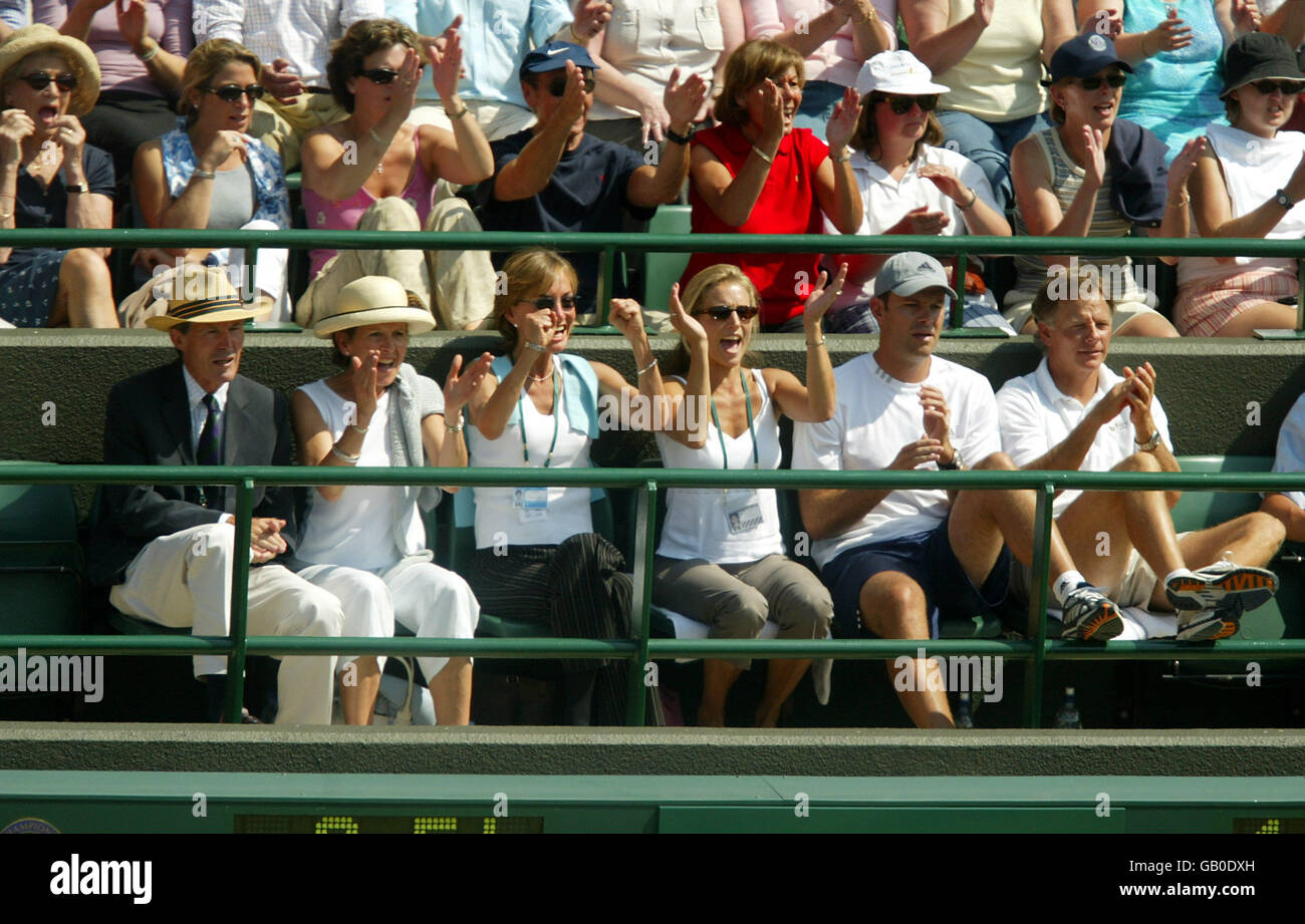 Tennis - Wimbledon 2003 - Men's First Round - Tim Henman v Tomas Zib ...