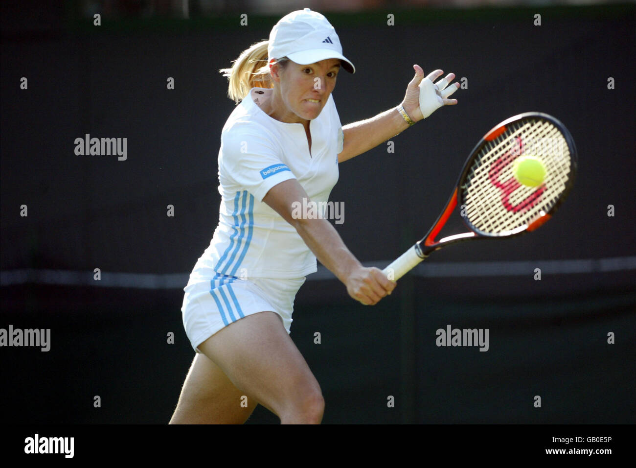 Tennis - Wimbledon 2003 - Women's First Round - Justine Henin-Hardenne ...