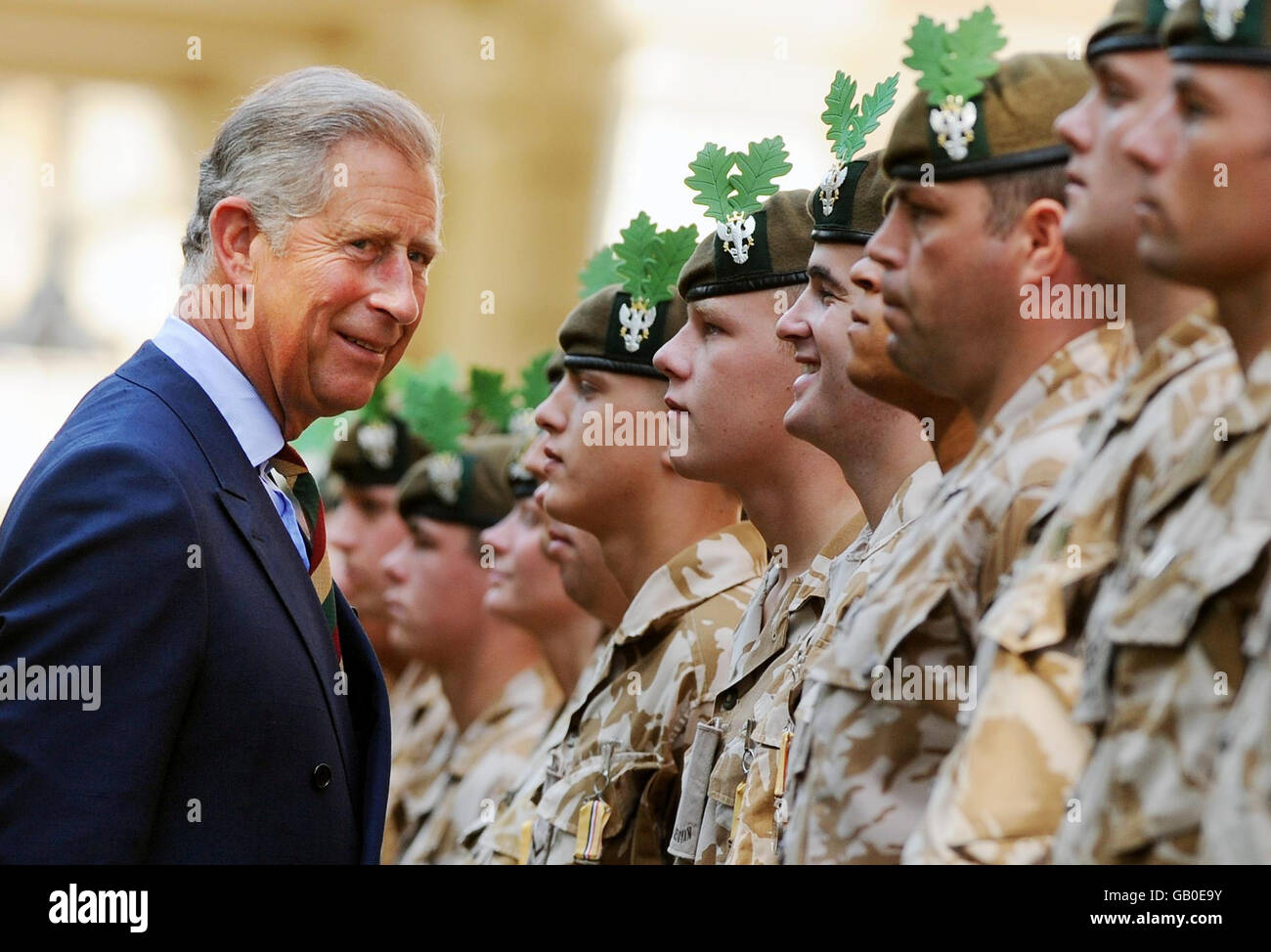 The Prince of Wales presents Operation Telic medals to the 1st ...