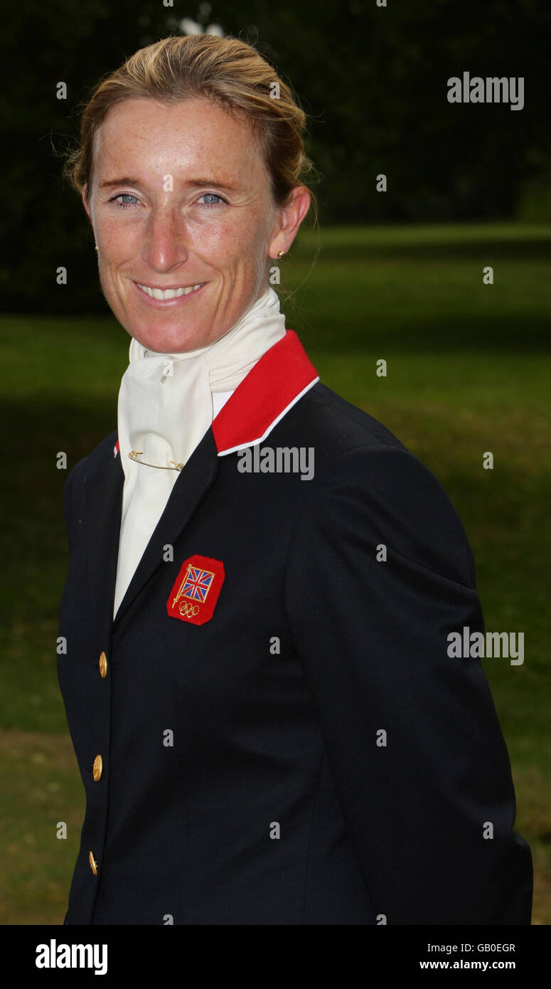 Olympics - Team GB Olympic Equestrian Photo Call - Hartpury House Stock ...