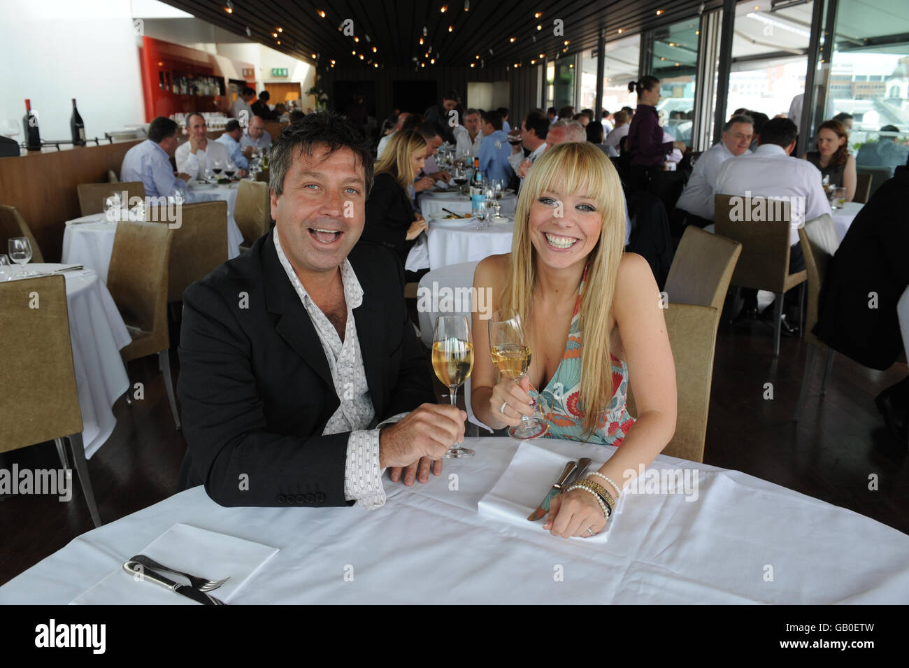 Liz McClarnon wins Celebrity Masterchef 2008 Stock Photo - Alamy