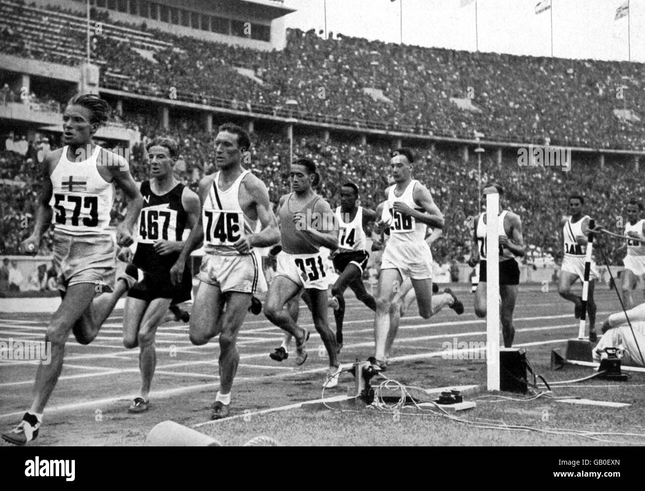 Athletics - Berlin Olympic Games - Men's 1500m Final Stock Photo - Alamy