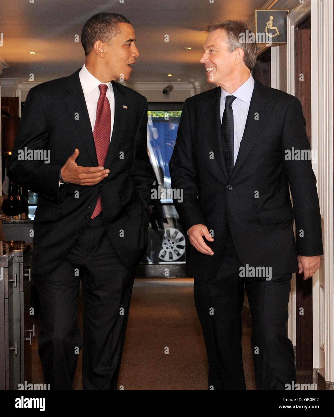 Barack Obama visits the UK Stock Photo - Alamy