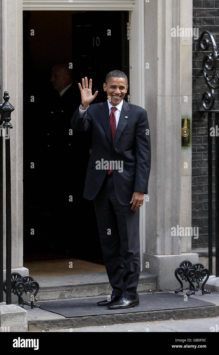 Barack Obama visits the UK Stock Photo - Alamy