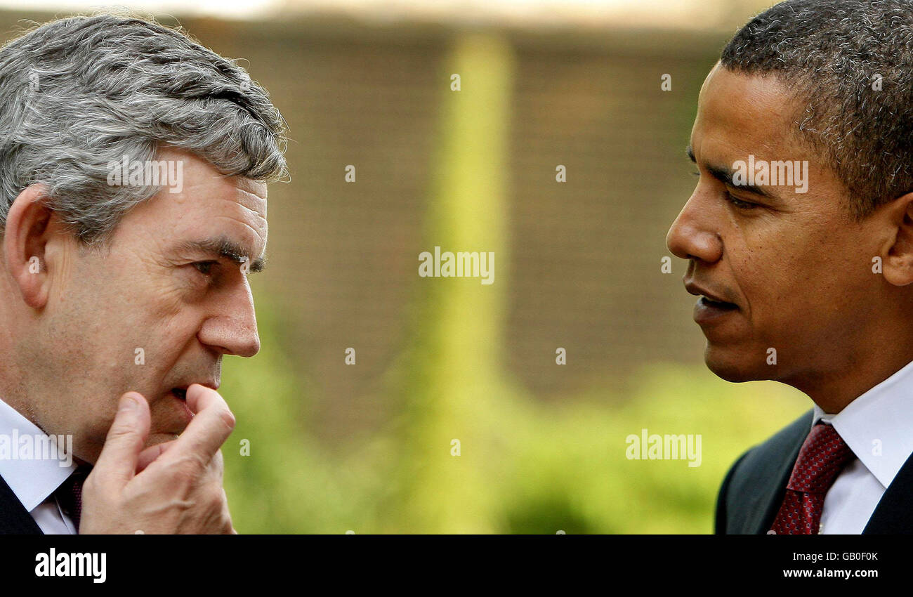Barack Obama visits the UK Stock Photo - Alamy