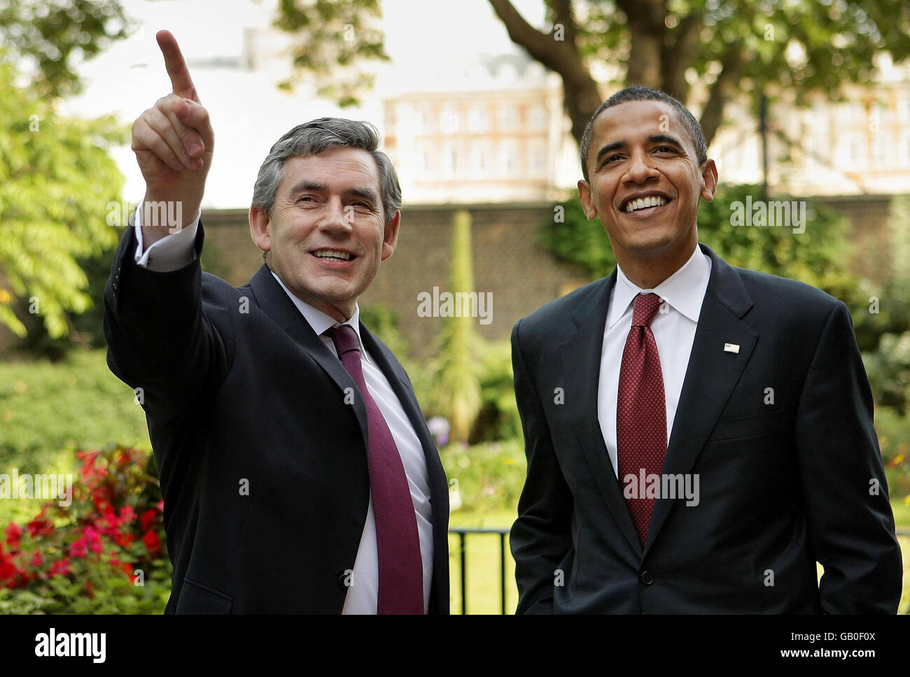 Barack Obama visits the UK Stock Photo - Alamy