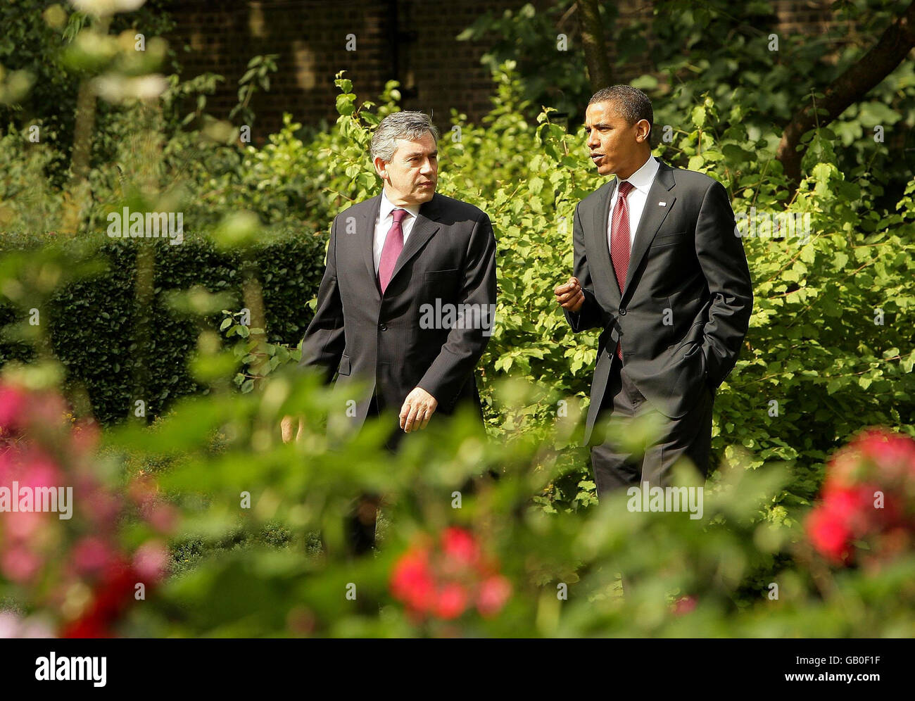 Barack Obama visits the UK Stock Photo - Alamy