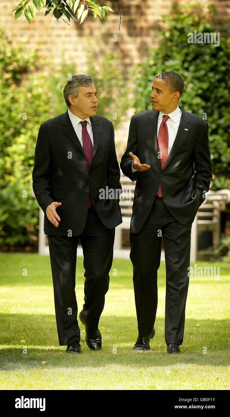 Barack Obama visits the UK Stock Photo - Alamy