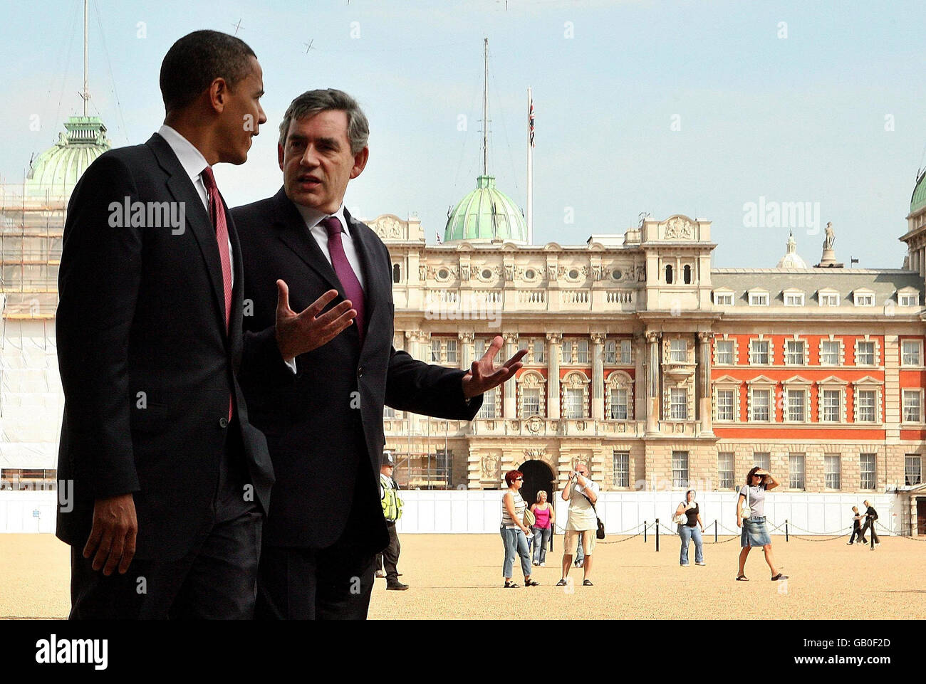 Barack Obama visits the UK Stock Photo - Alamy