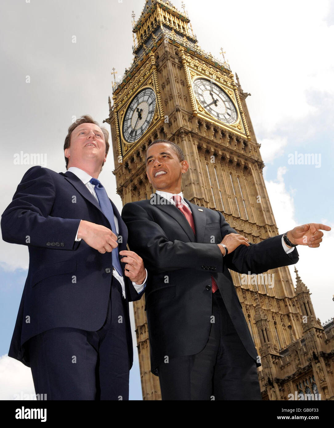 Barack Obama visits the UK Stock Photo - Alamy