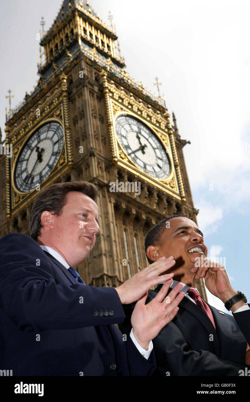 Barack Obama visits the UK Stock Photo - Alamy