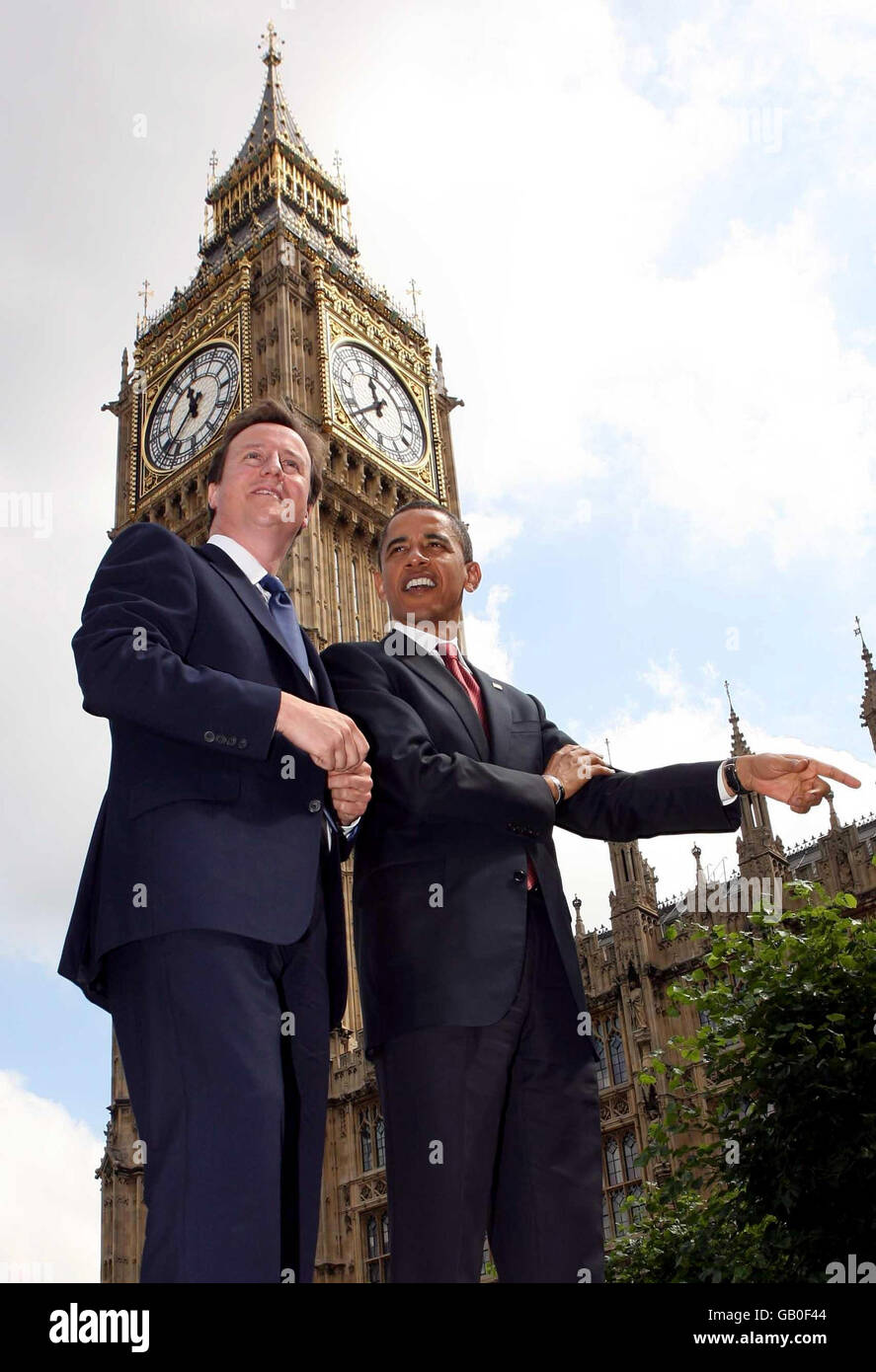 Barack Obama visits the UK Stock Photo - Alamy