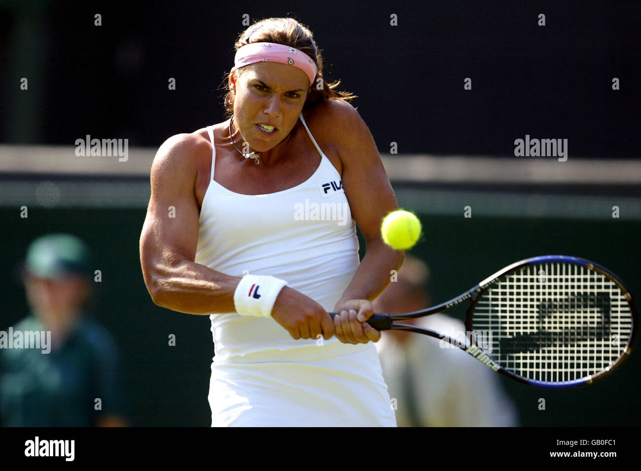 Jennifer capriati during the game with myriam casanova hi-res stock ...