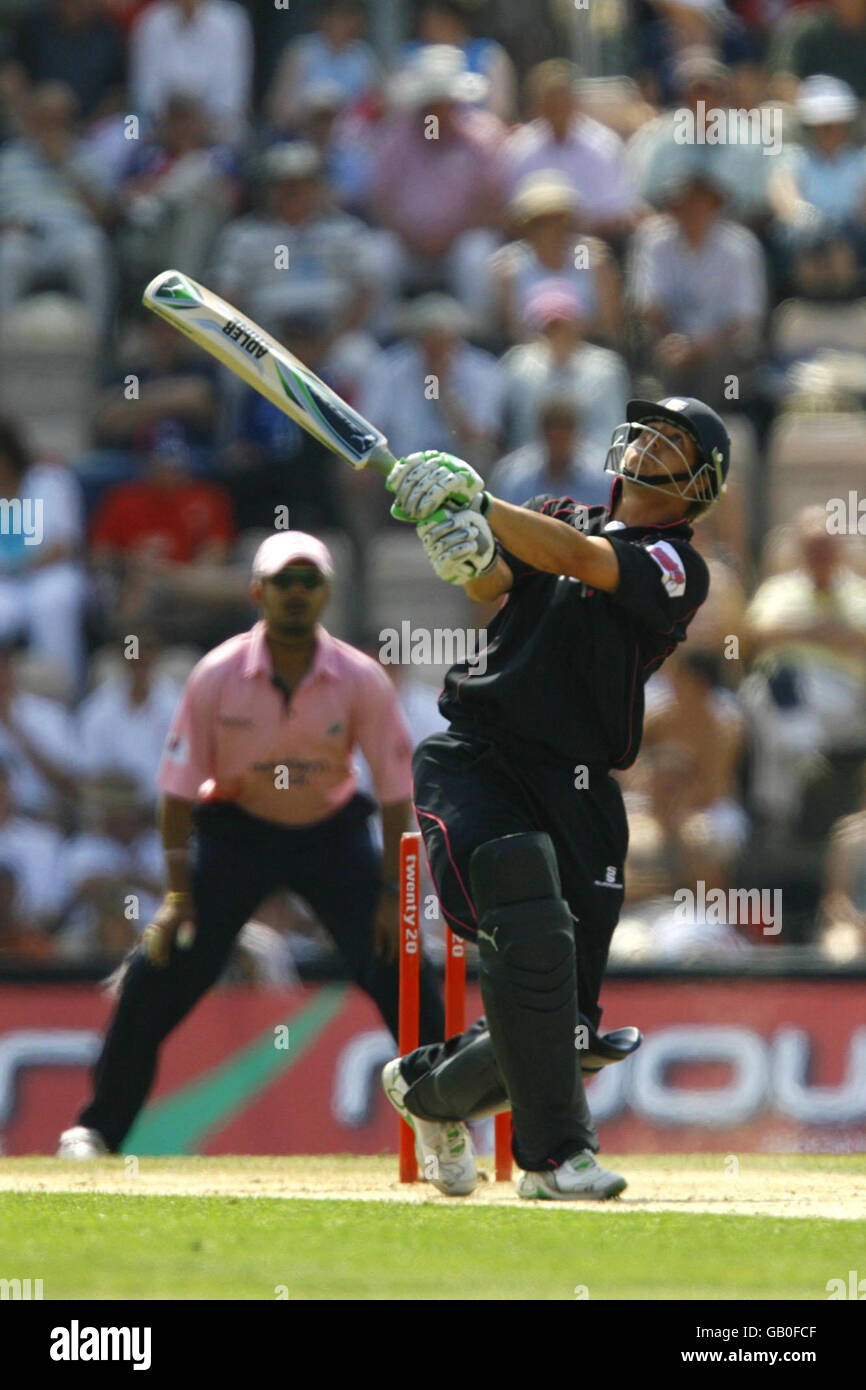 Durham's Phil Mustard hits out during the Twenty20 Cup Semi Final at ...