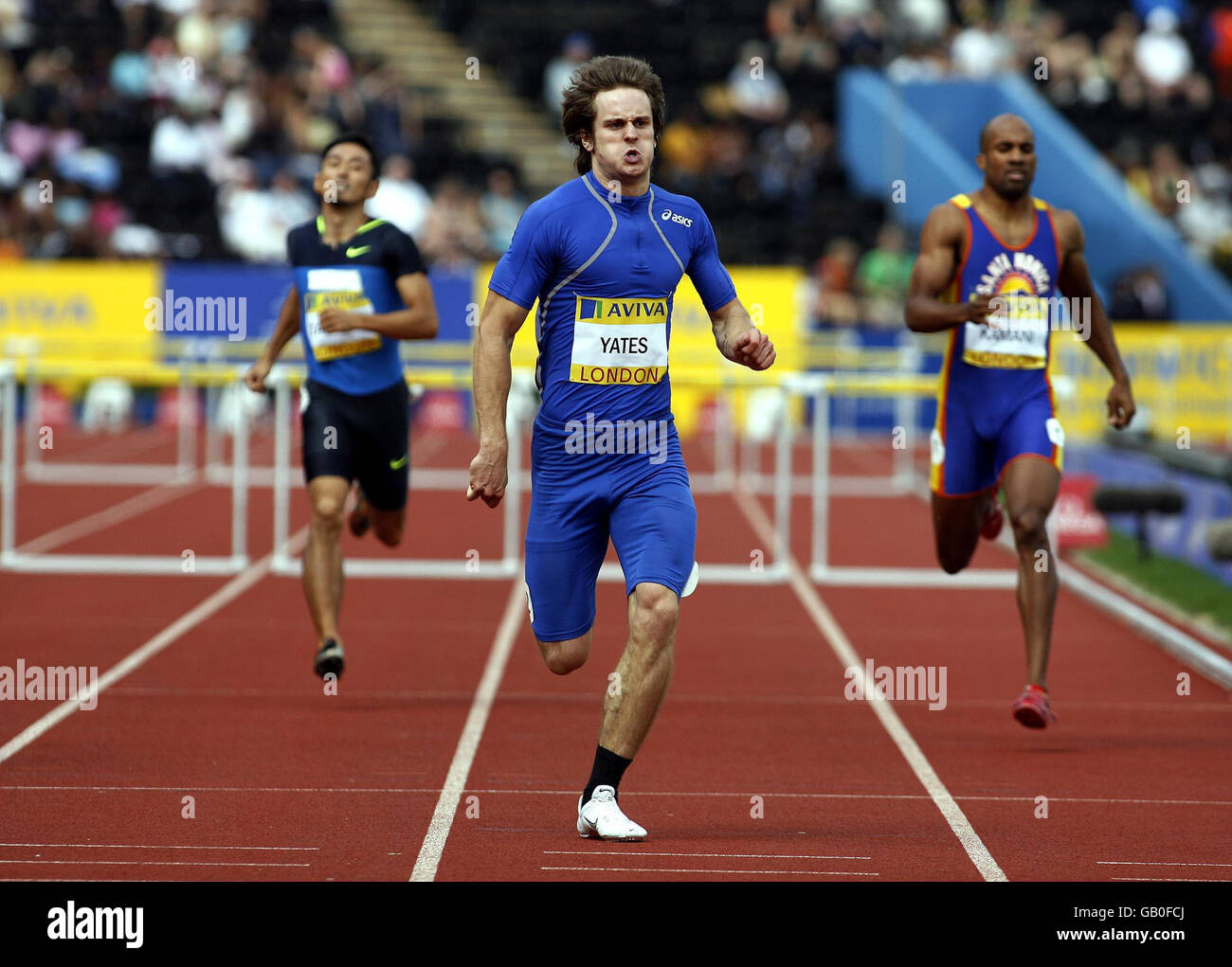 400 metre athletics track hi-res stock photography and images - Alamy