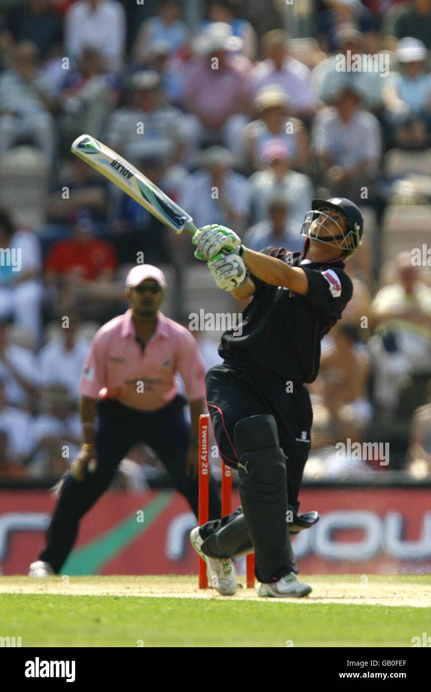 Durham's Phil Mustard hits out during the Twenty20 Cup Semi Final at ...
