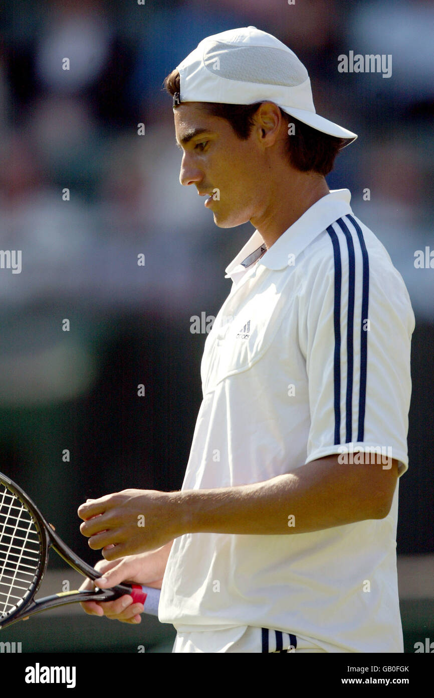 Tennis - Wimbledon 2003 - Men's Second Round - Sjeng Schalken v Nikolas ...