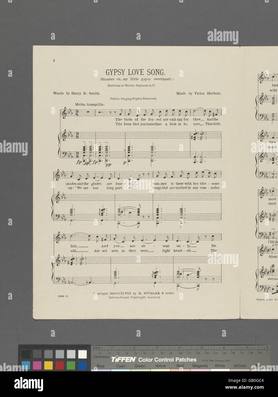 This artwork titled 'Gypsy Love Song' features a passionate, romantic ...