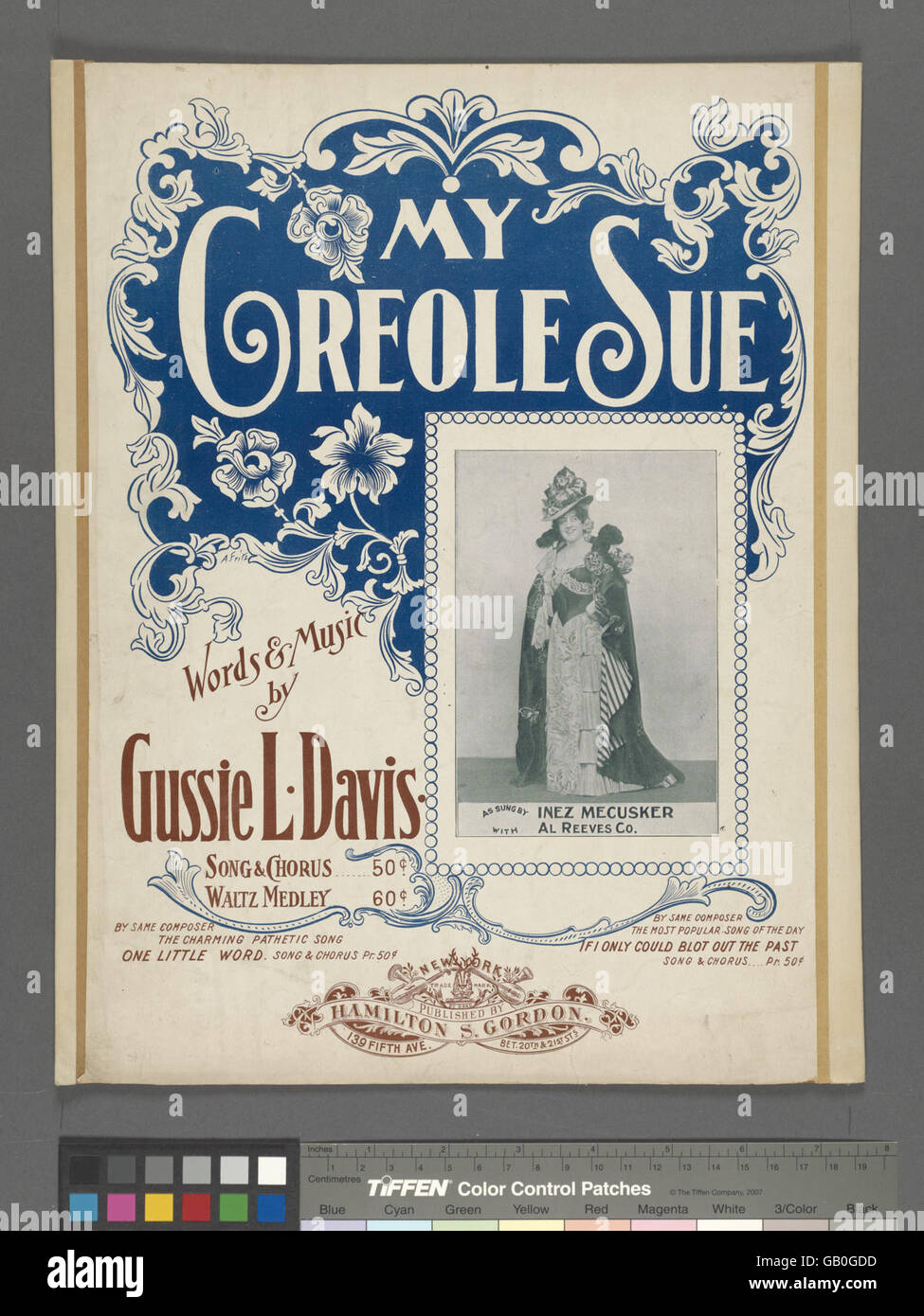 A portrait of a character named Creole Sue, possibly from a popular ...