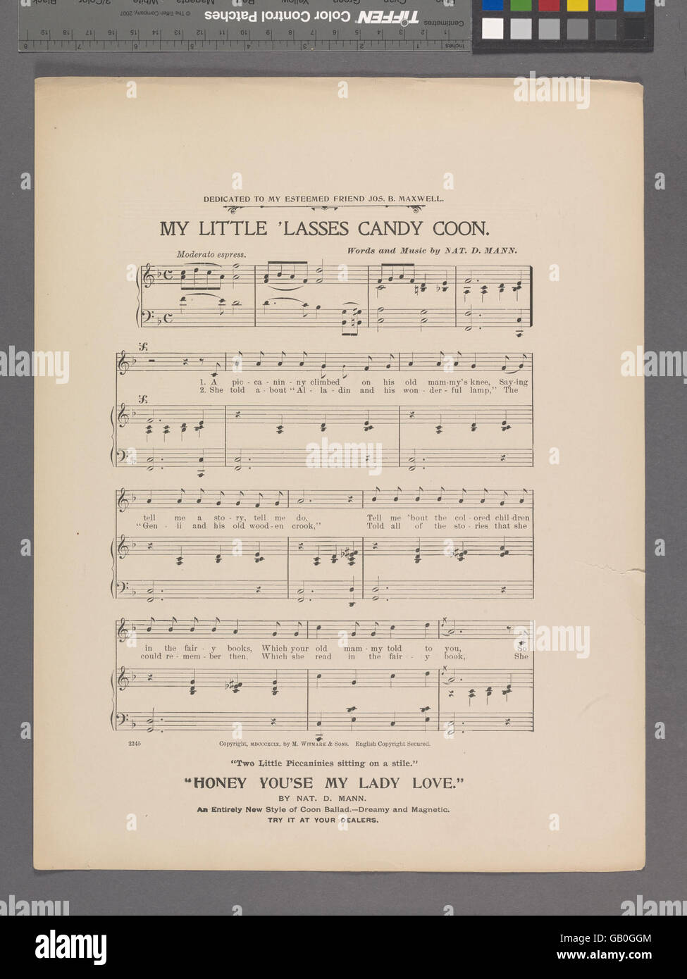 'My Little 'Lasses Candy Coon' is a playful and whimsical song that ...