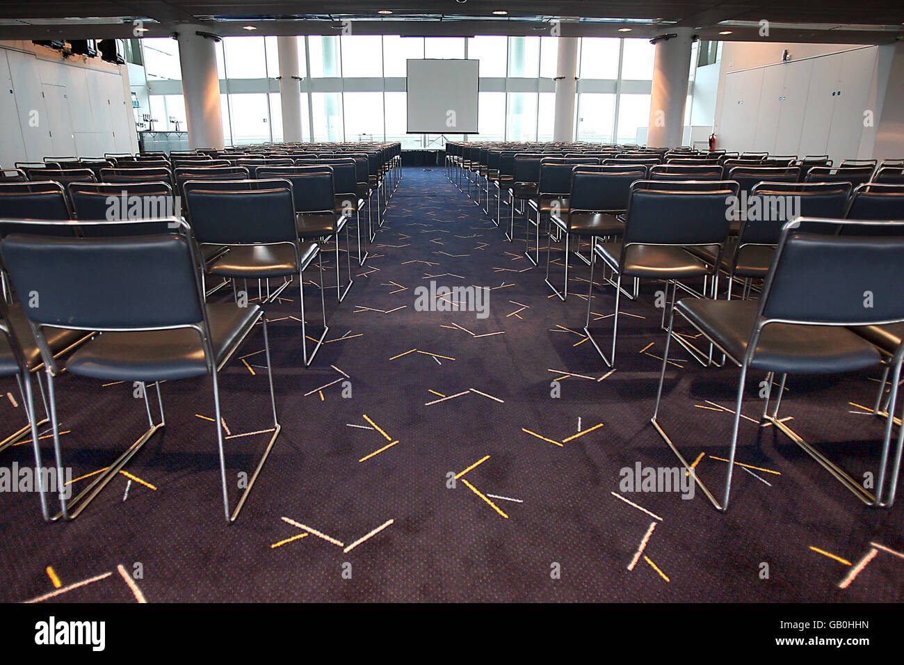 Horse Racing - Grandstand Redevelopment - Epsom Downs Racecourse Stock ...