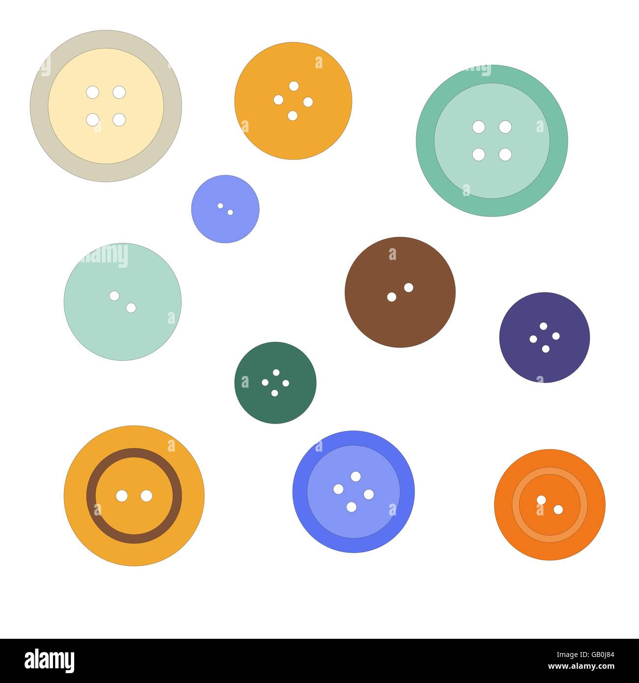 Nice picture with colored buttons Stock Vector Image & Art - Alamy