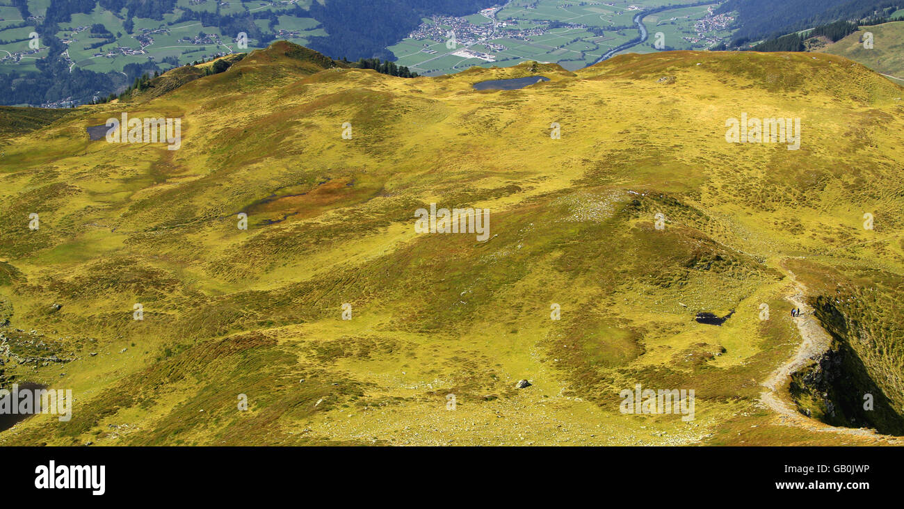Hiking austrian alps summer hi-res stock photography and images - Alamy