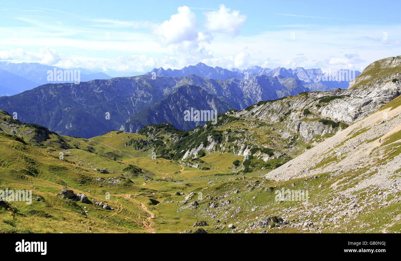 Hike at the rofan mountains hi-res stock photography and images - Alamy