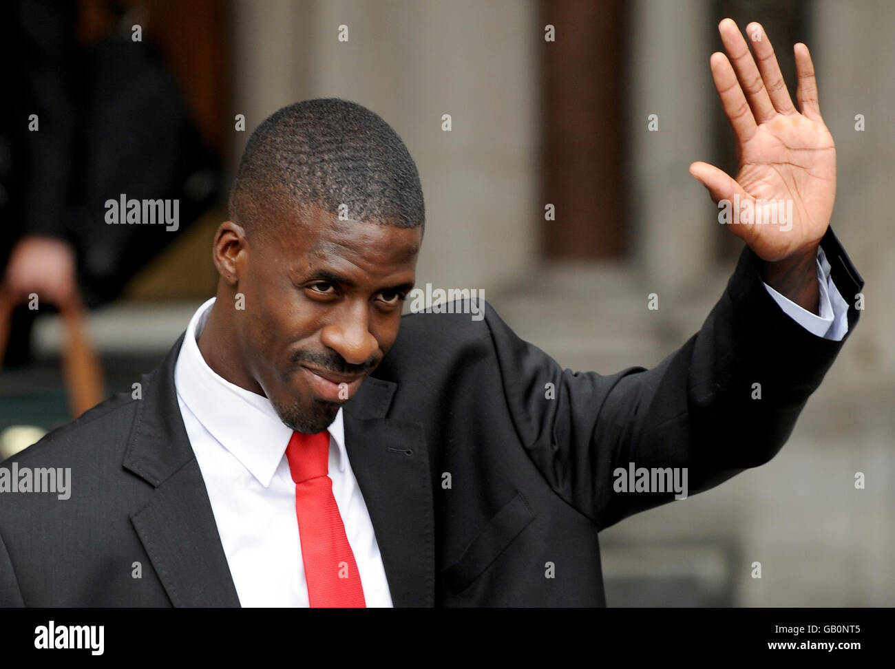 Dwain Chambers outside the High Court in London, where he is hoping to ...