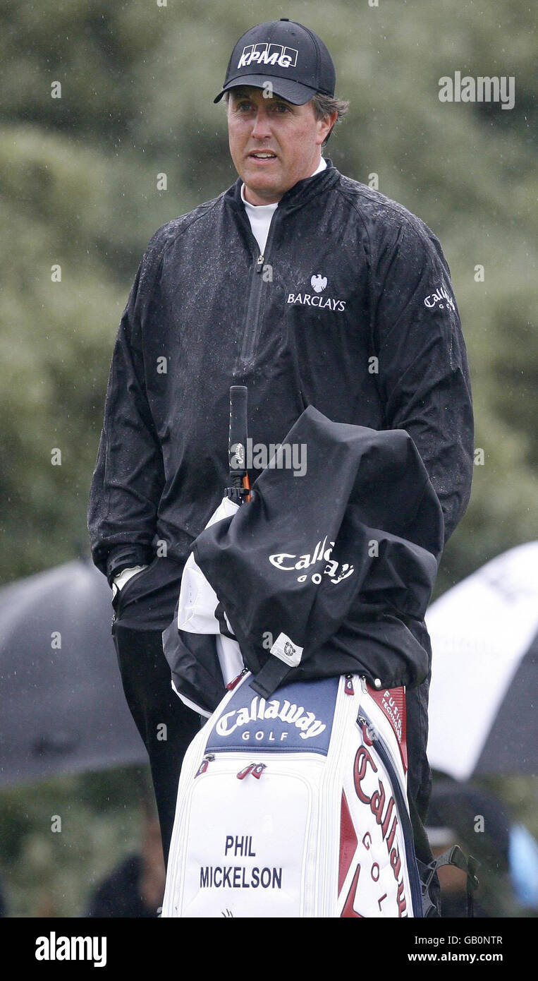 USA's Phil Mickelson during Round One of the Open Championship at the ...