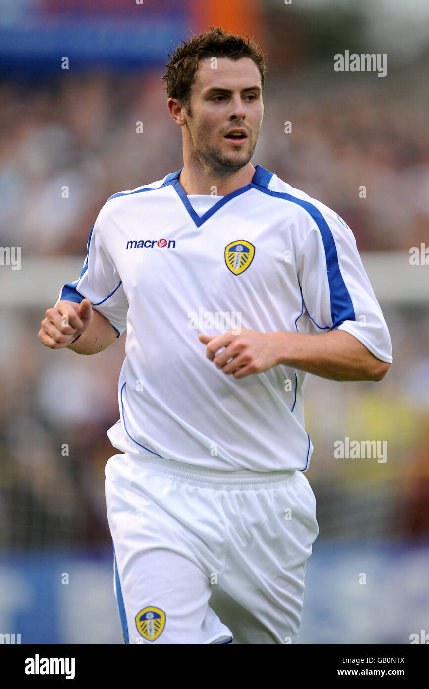 Soccer friendly york city v leeds united kit kat crescent hi-res stock ...