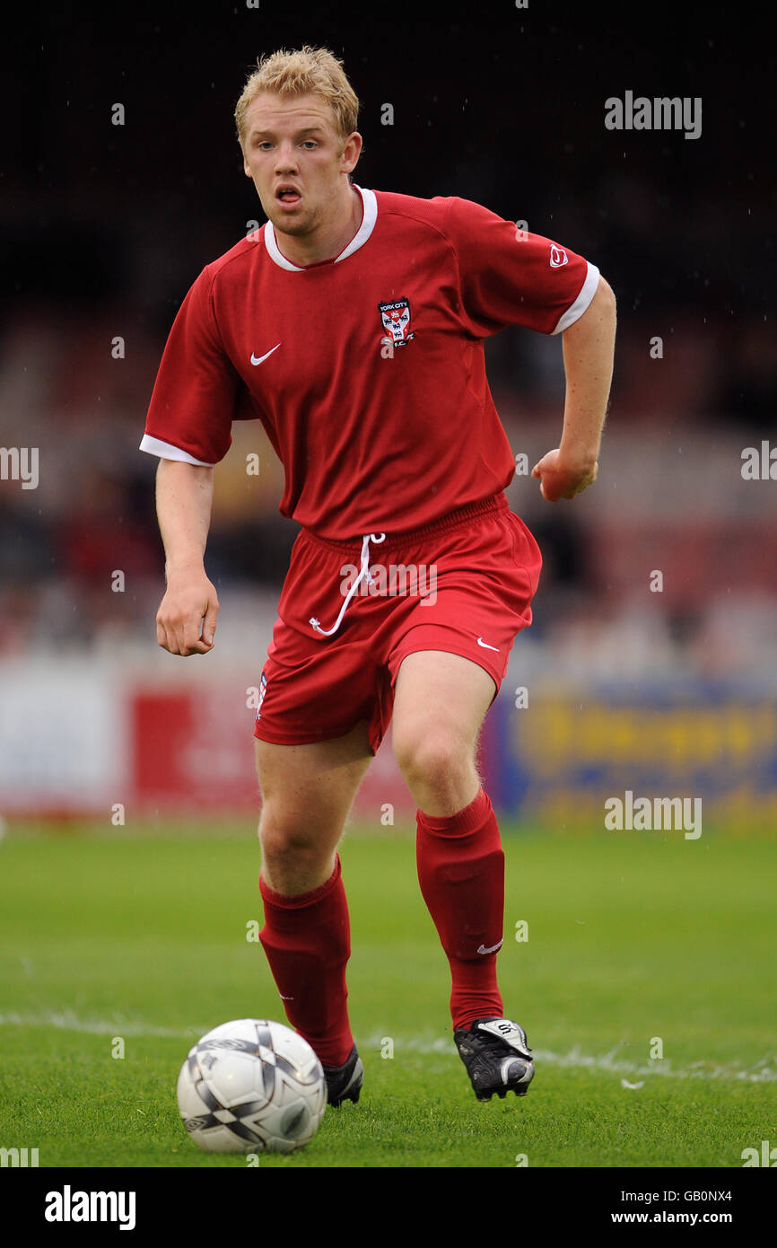 Soccer - Friendly - York City v Leeds United - Kit Kat Crescent Stock ...
