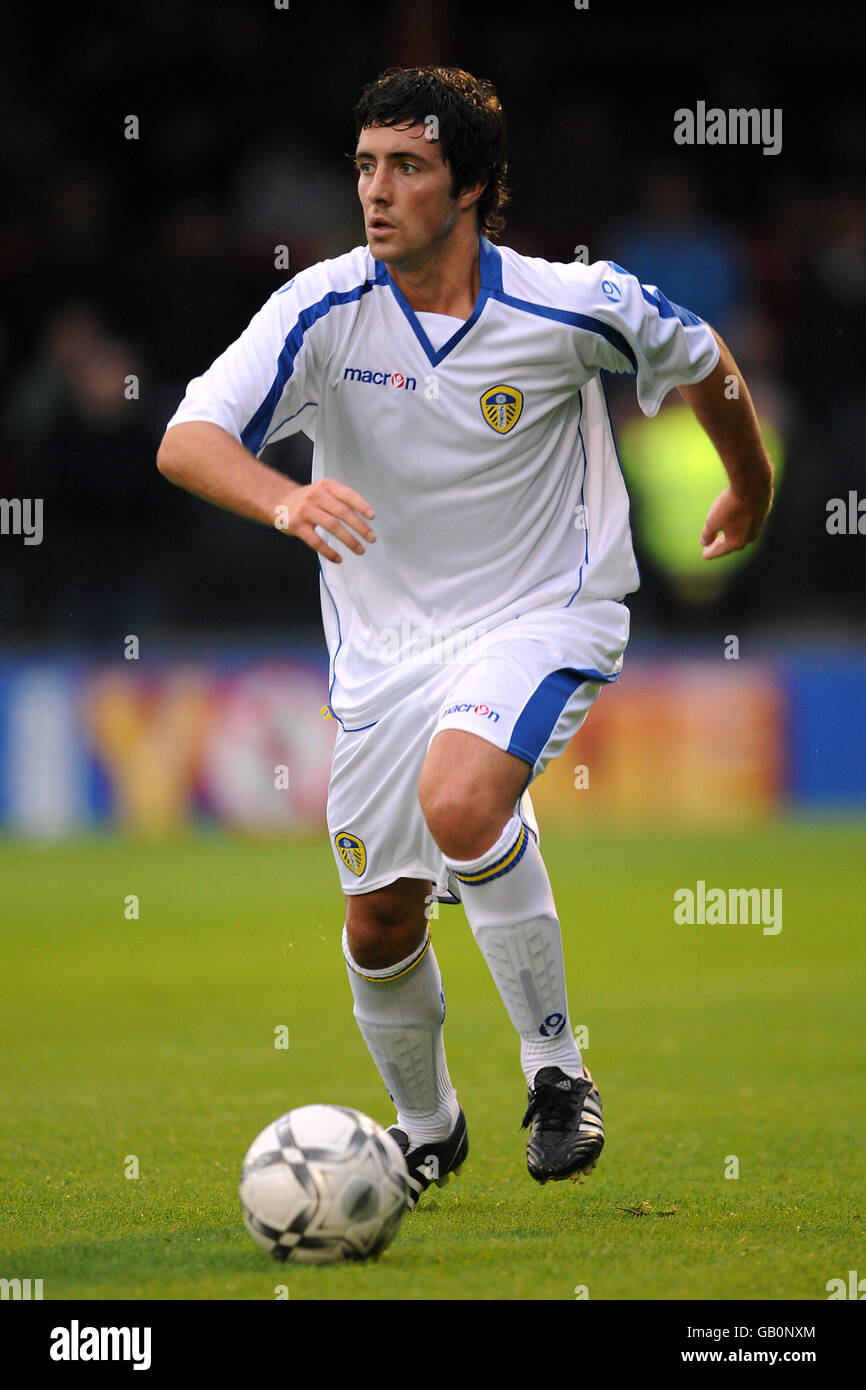Soccer friendly york city v leeds united kit kat crescent hi-res stock ...