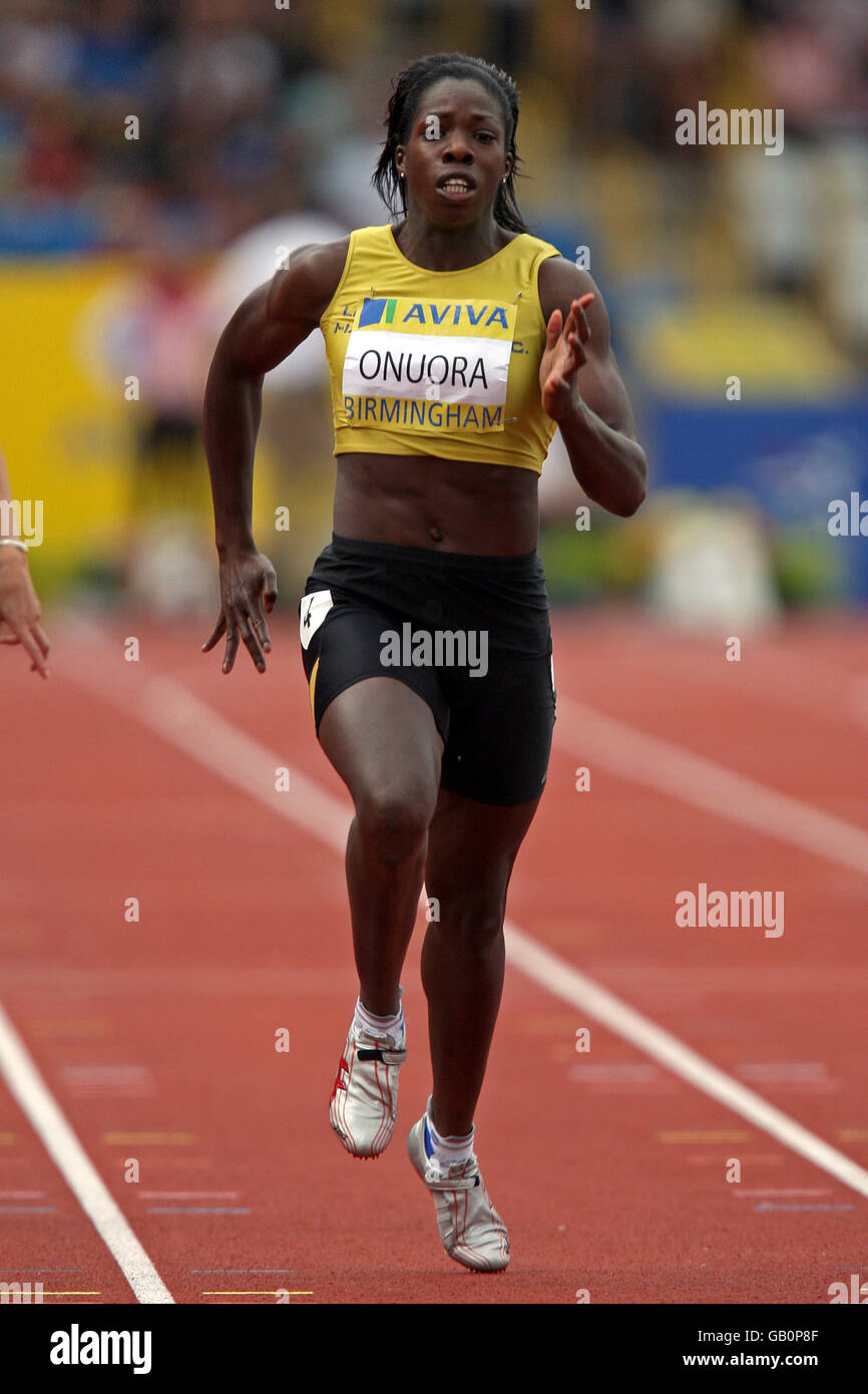 Liverpool Harriers' Aniyika Onuora during Heat 2 of the Women's 200m ...