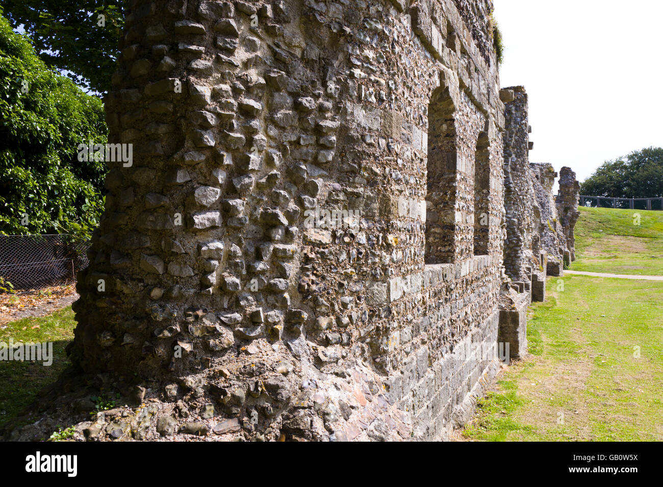 Lewes Priory ,a ruined medieval Cluniac priory in Southover, East Sussex, England United Kingdom ...