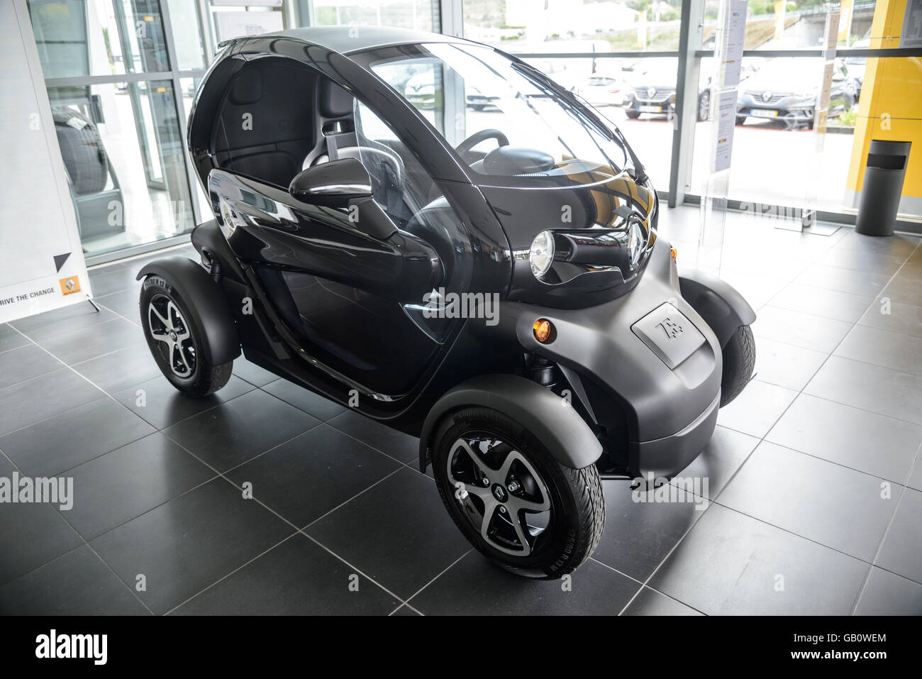 Renault Twizy electric car Stock Photo - Alamy