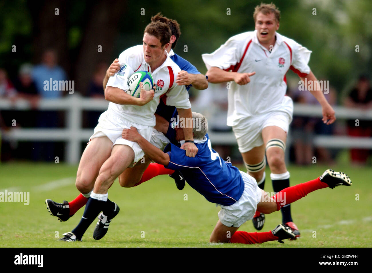 Rugby Union - Under 21 World Cup 2003 - England v France Stock Photo ...
