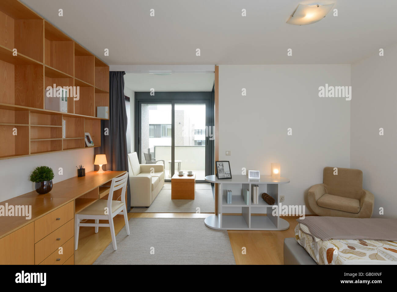 Small studio apartment Stock Photo - Alamy