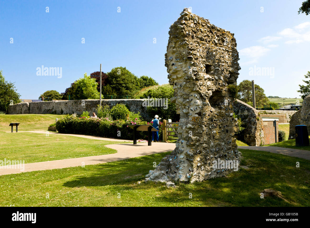 Lewes Priory ,a ruined medieval Cluniac priory in Southover, East ...