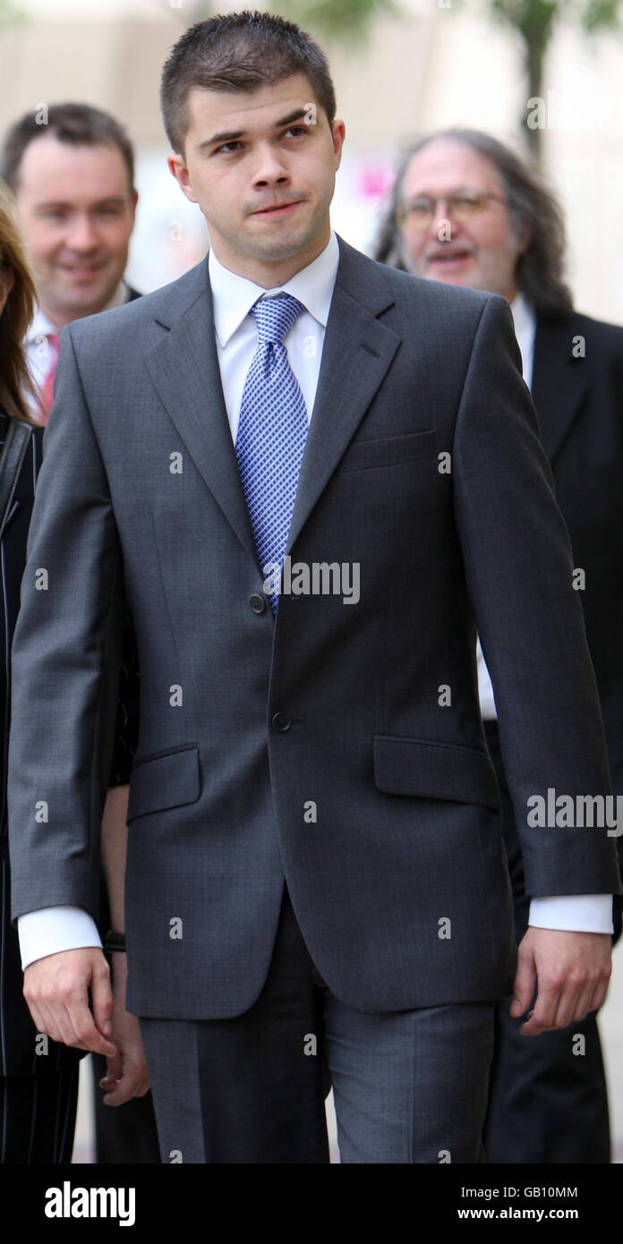 Former Cambridgeshire Police sergeant Dominic Liversedge, 27, arrives ...