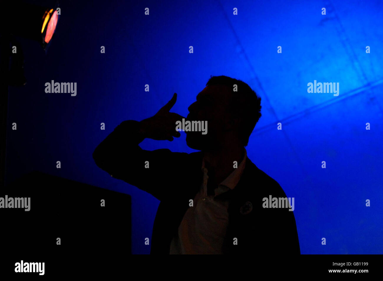 Lead singer of the Reverend and the Makers, John McClure performs in ...