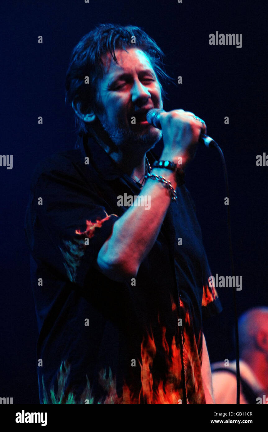 T in the Park festival 2008 - Scotland. Shane MacGowan of The Pogues ...
