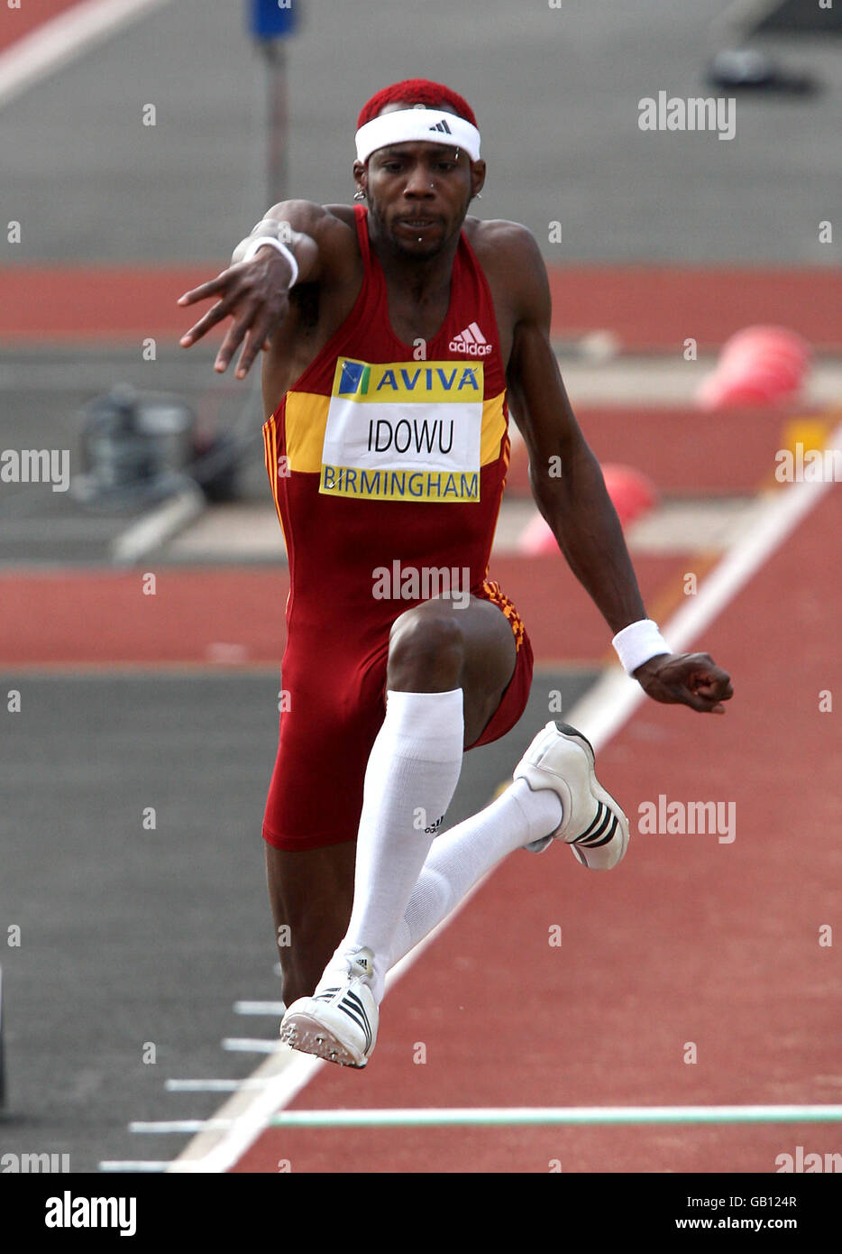 Mens triple jump national stadium hi-res stock photography and images ...